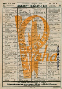 Programy pražských kin - Obchod Terryho ponožky - filmové plakáty, knihy/časopisy, filmy, hudba ...